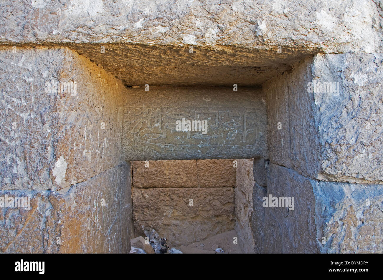 Entrance of a tomb near the Great Pyramid of El Giza.Cairo Stock Photo ...