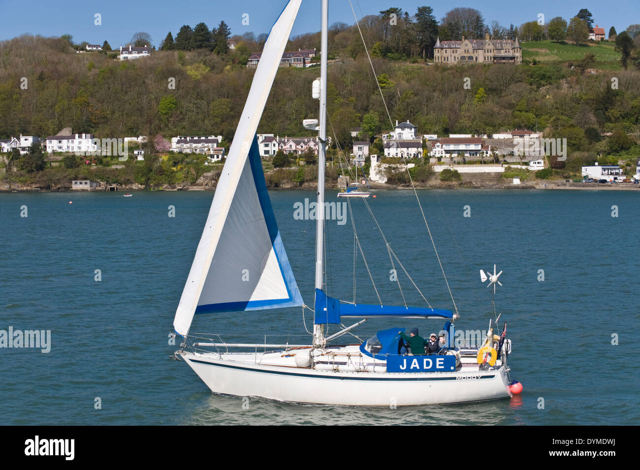 Sailing Boats Menai Straits Wales High Resolution Stock Photography and ...