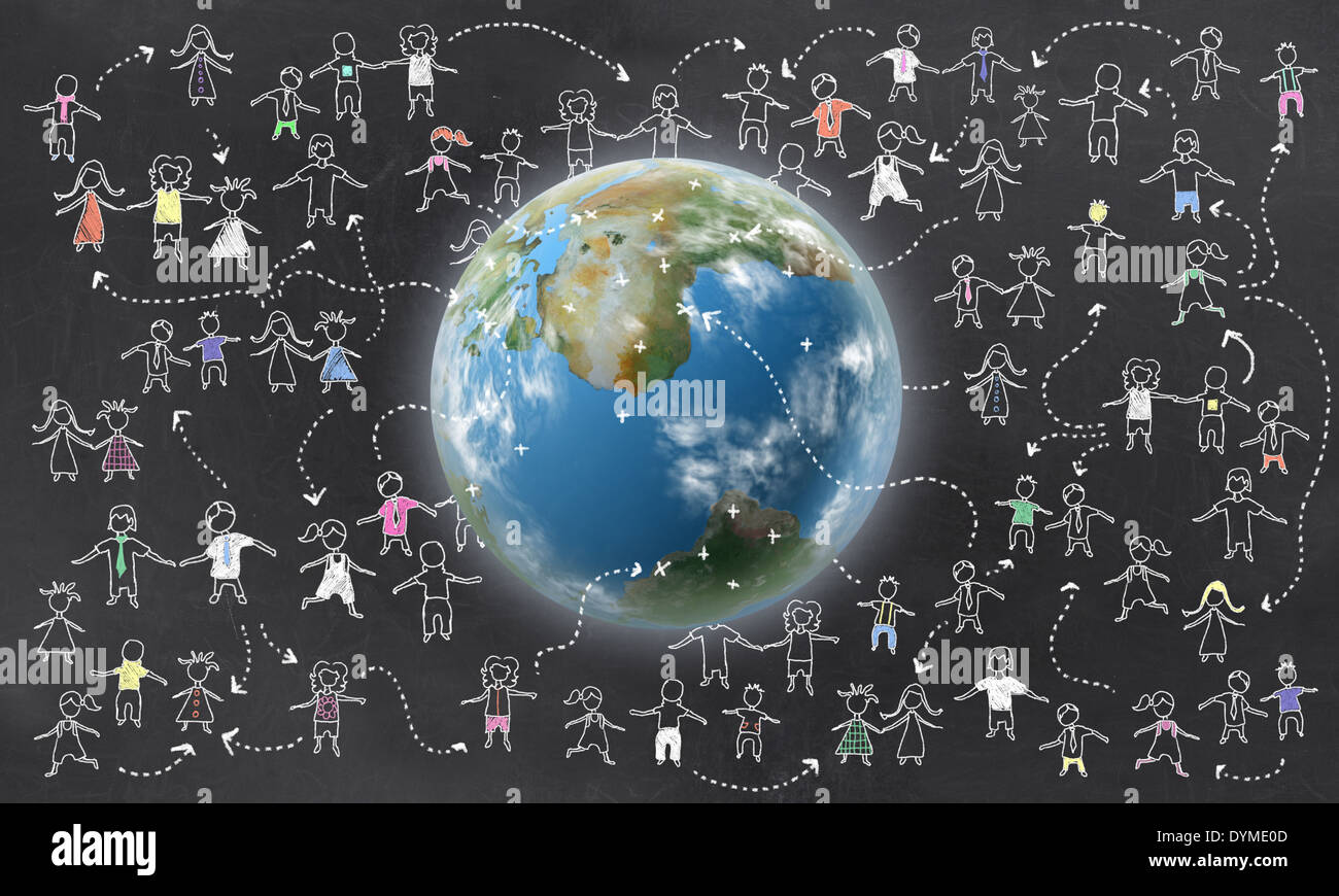 Humans and the earth hi-res stock photography and images - Alamy