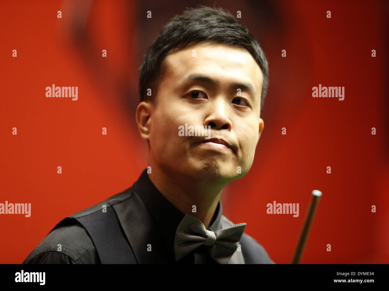 Sheffield, Britain. 22nd Apr, 2014. Marco Fu from Hong Kong of China ...
