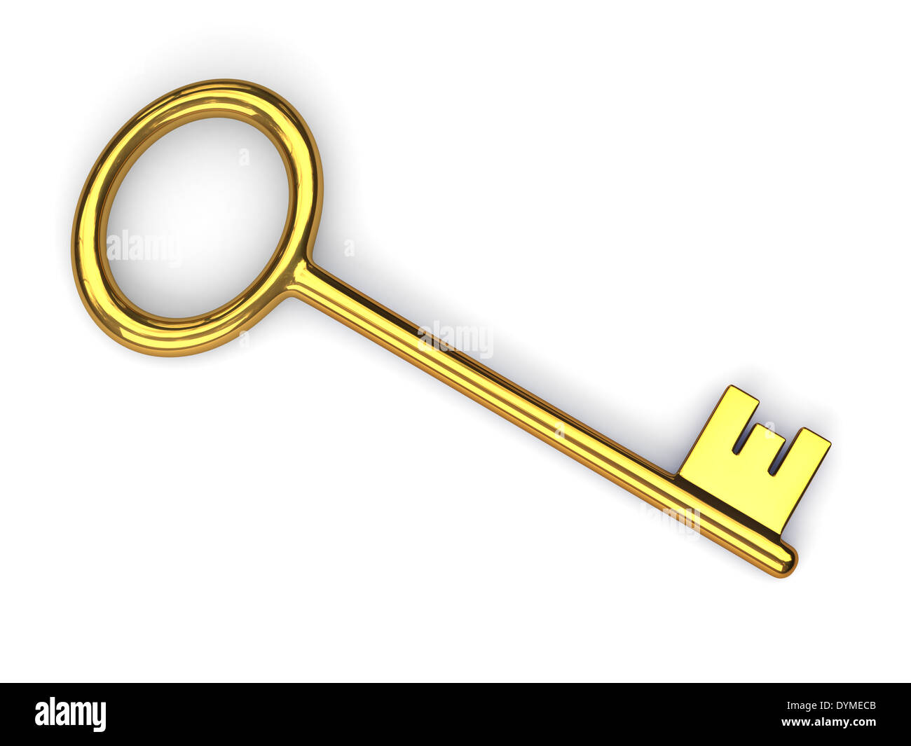 Antique gold key - isolated on white background Stock Photo - Alamy