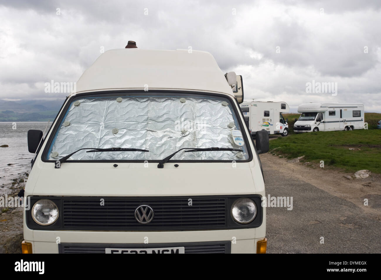 Camper vans in camping hi-res stock photography and images - Alamy