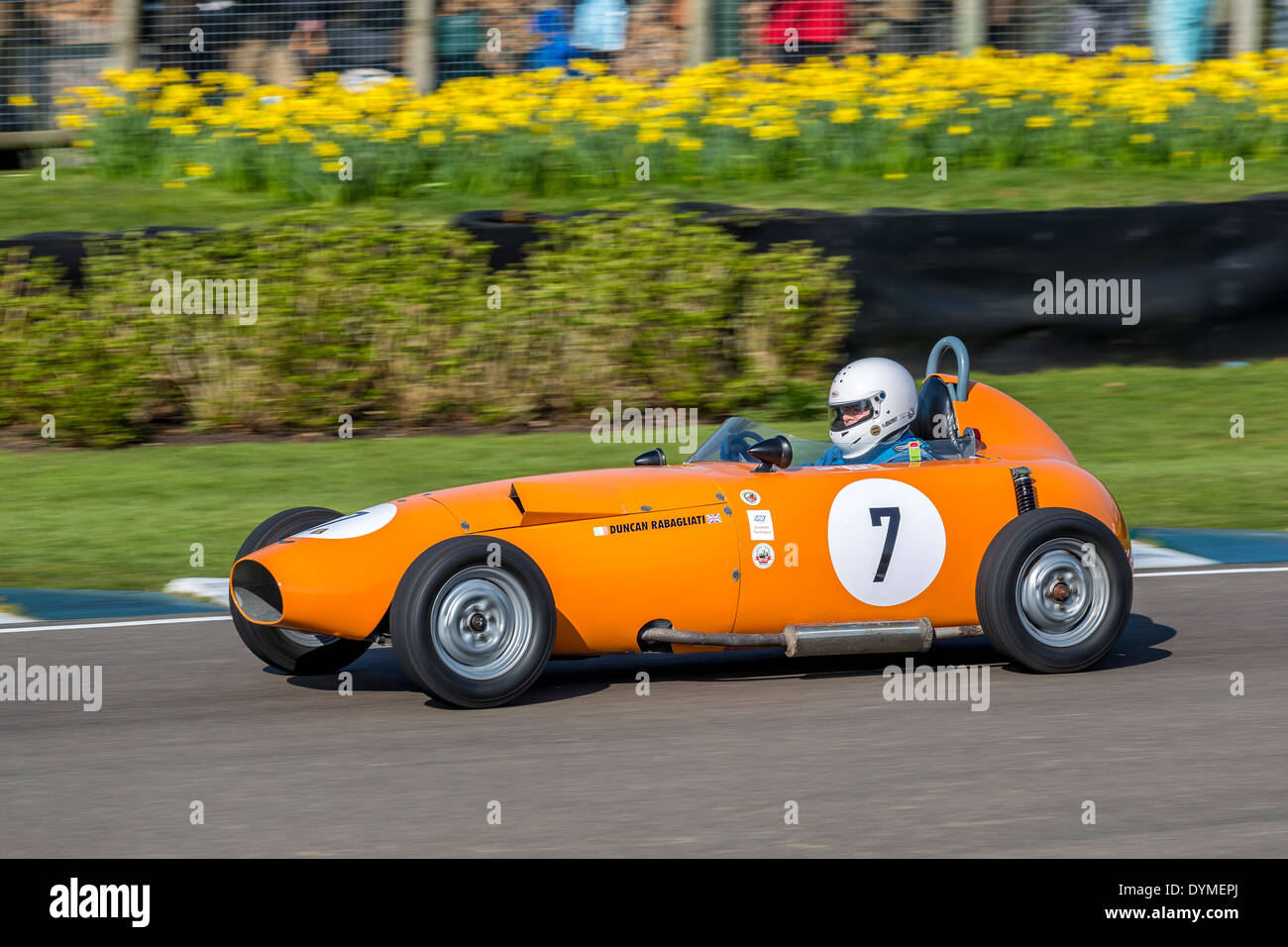 1959 Alexis-BMC HF1 with driver Duncan Rabagliati, Threlfall Cup race ...