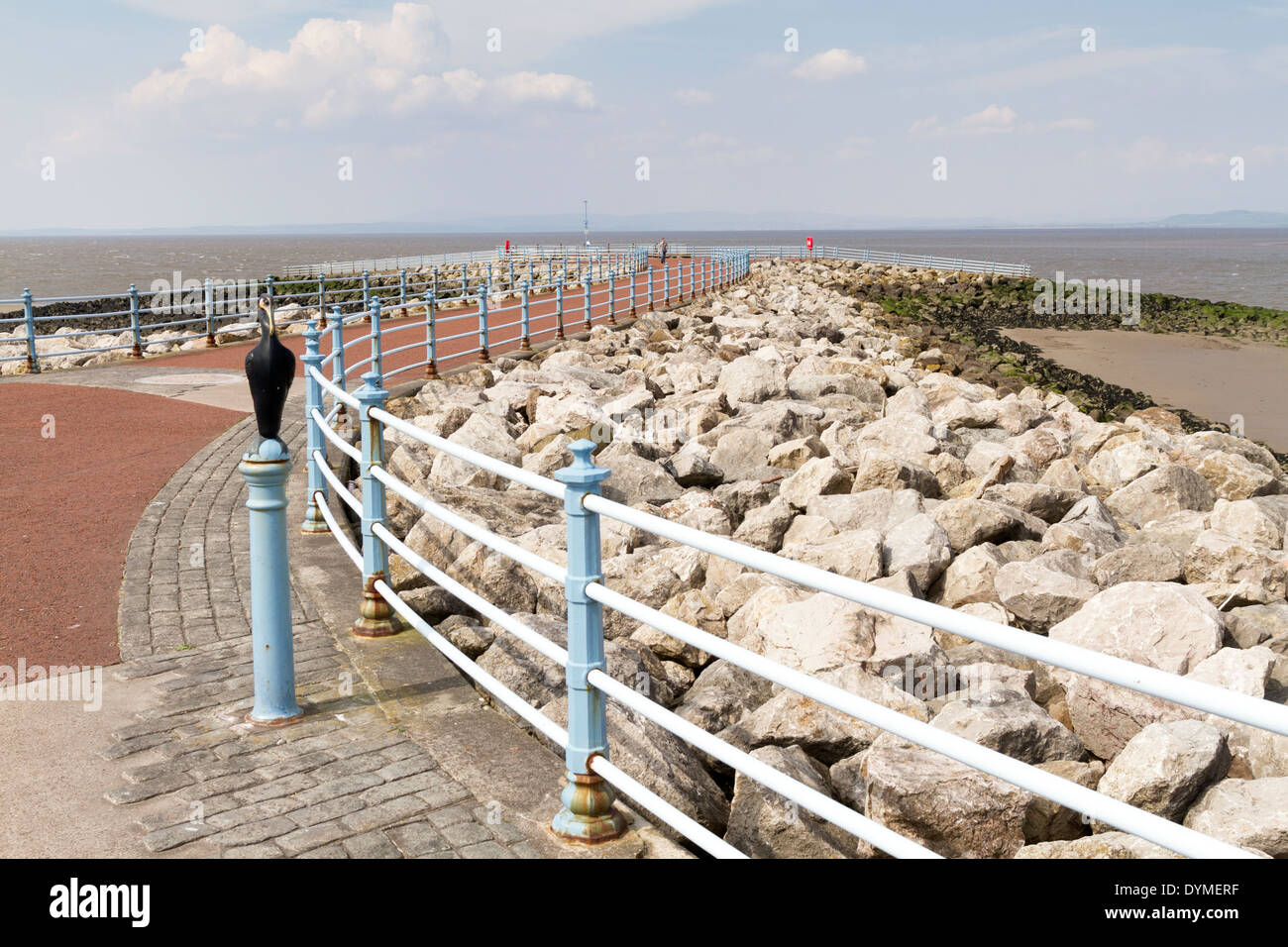 Looking out across Morecambe Bay from the Stone Jetty Stock Photo - Alamy