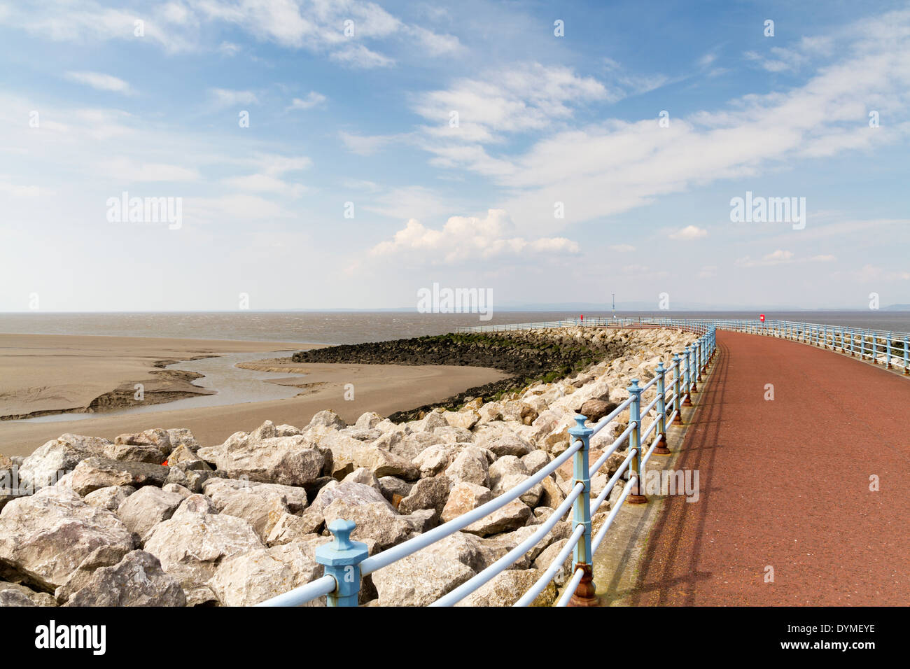 Looking out across Morecambe Bay from the Stone Jetty Stock Photo - Alamy