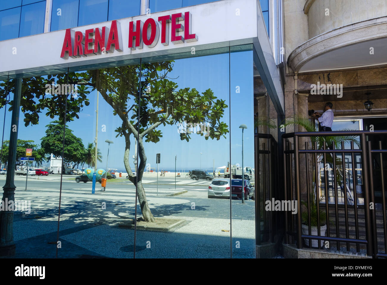 Rio de Janeiro, Copacabana, Arena Hotel, Brazil Stock Photo - Alamy