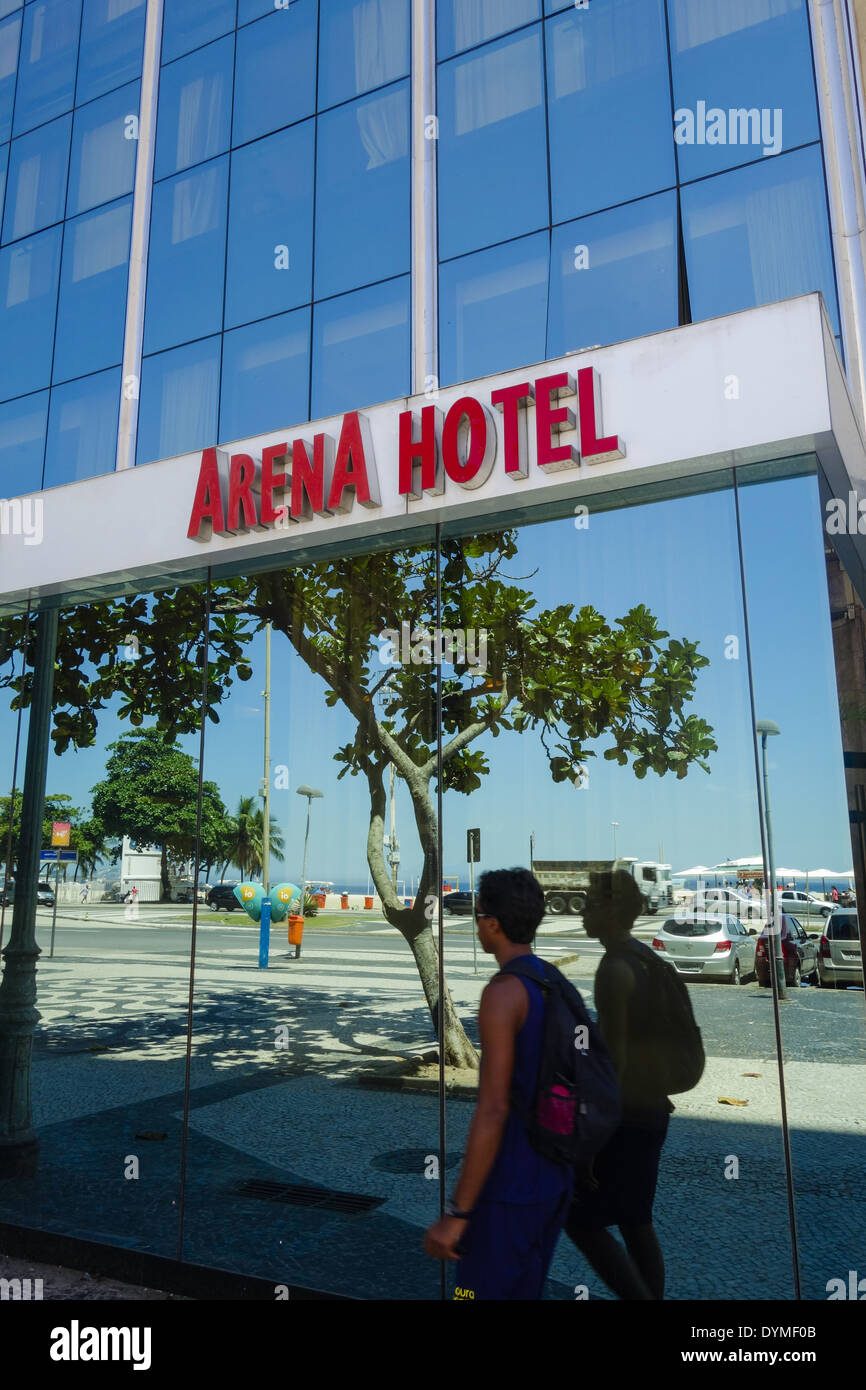 Rio de Janeiro, Copacabana, Arena Hotel, Brazil Stock Photo - Alamy