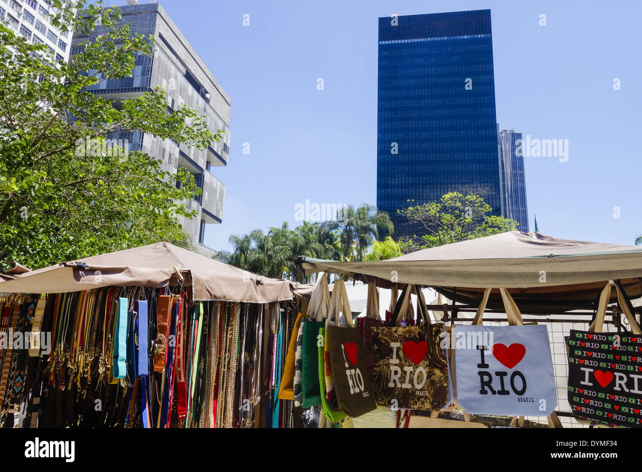 Rio de Janeiro, Centro, I love Rio, BNDES, Carioca, Brazil Stock Photo ...