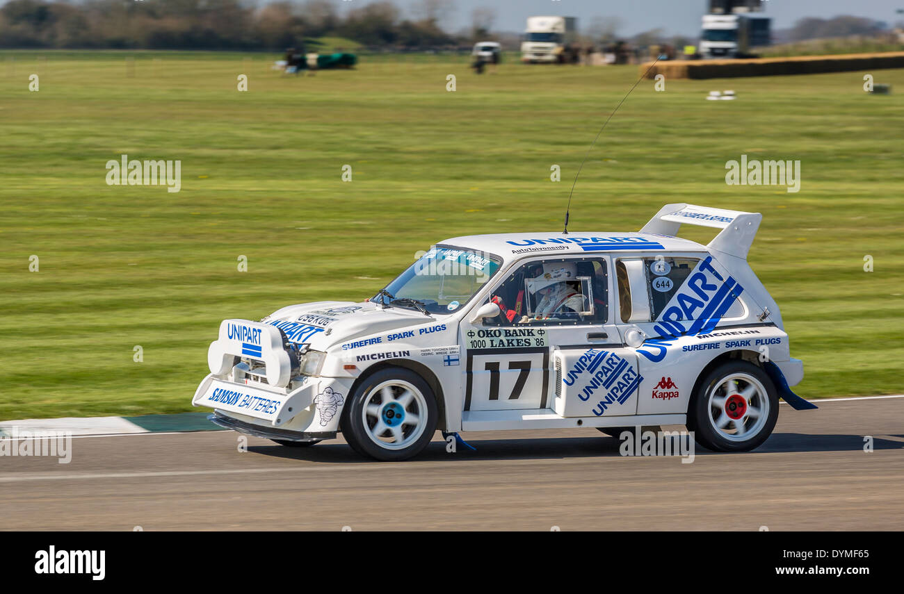1986 Metro Mg 6R4 Group B rally car at the 72nd Goodwood Members ...