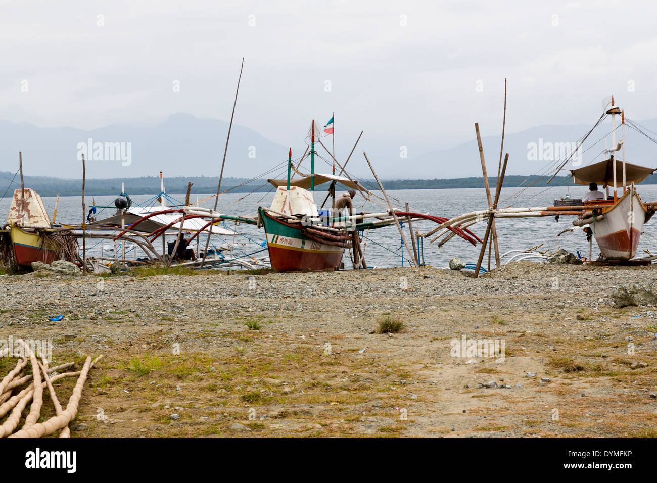 Boats in Puerto Princesa, Palawan, Philippines Stock Photo - Alamy