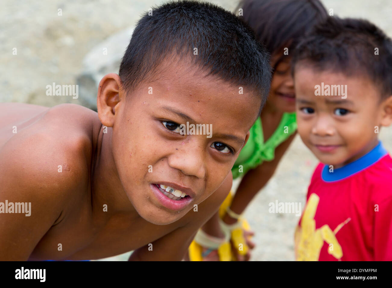 Portrait of a little Boy in Puerto Princesa, Palawan, Philippines Stock ...