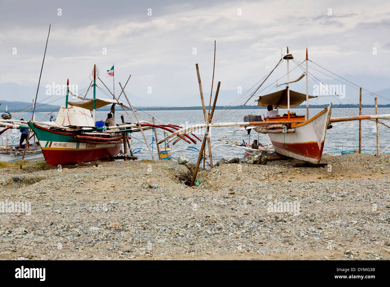 Boats in Puerto Princesa, Palawan, Philippines Stock Photo - Alamy