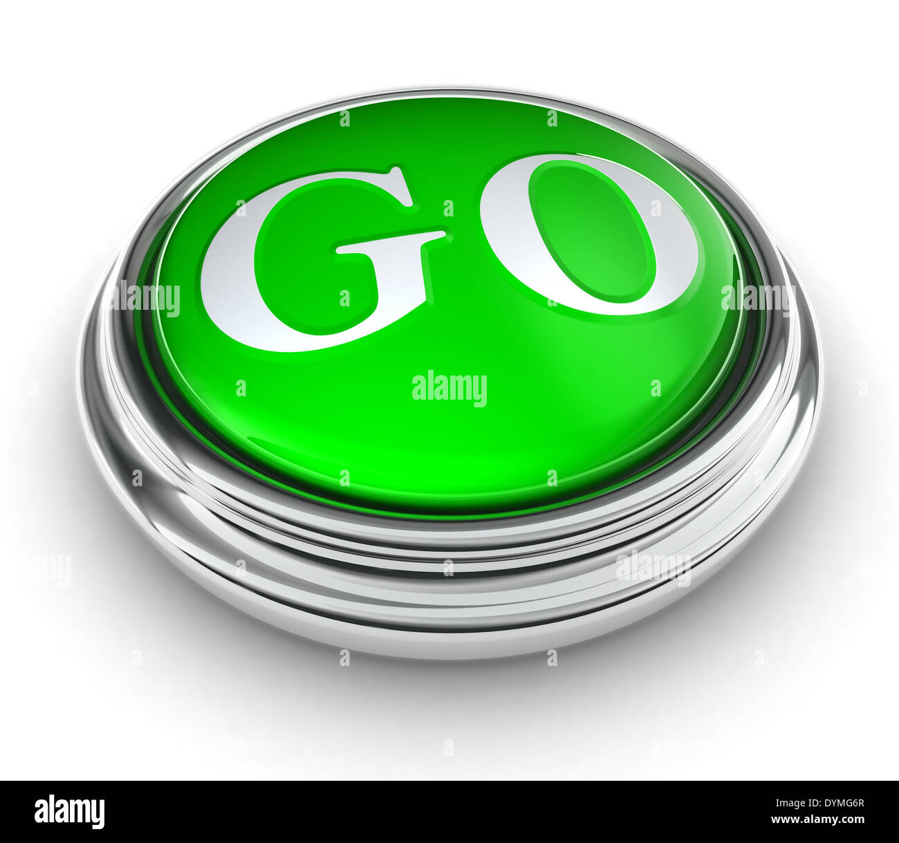 3d button go green power start push hi-res stock photography and images ...