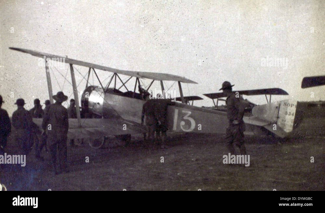 This image from the Robert Williams Collection features a biplane of an ...