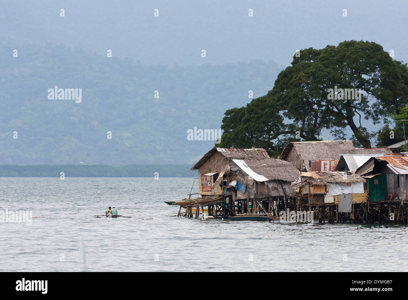 Fisherman House in Puerto Princesa, Palawan, Philippines Stock Photo ...