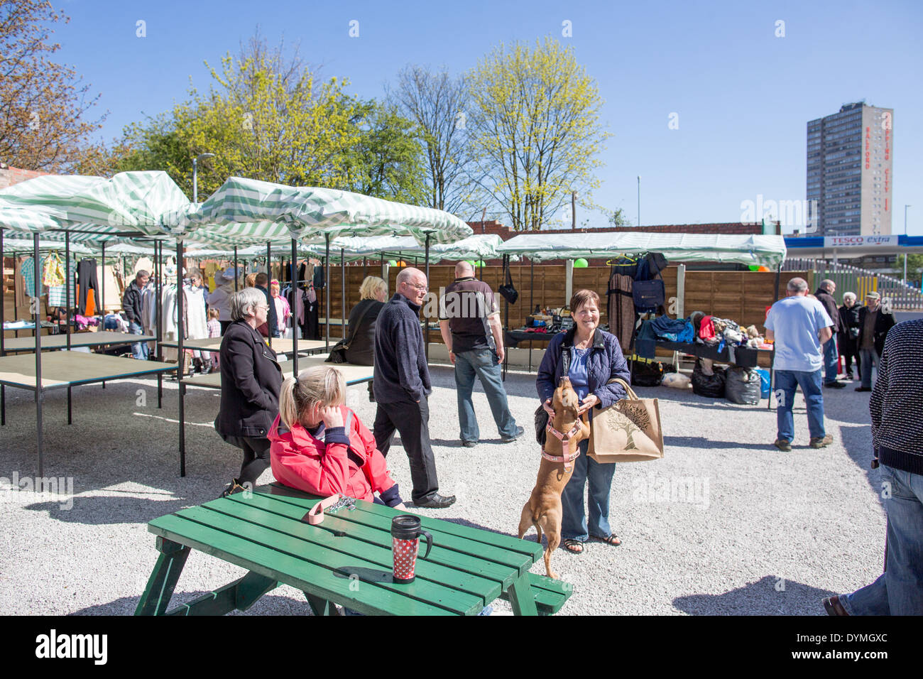 Stallholders at the new Salford Second Hand Market in Fitzwarren Street ...