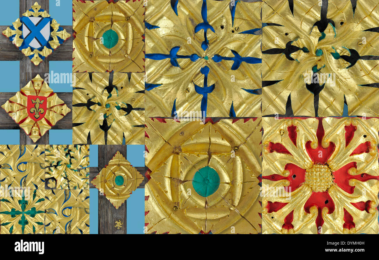 Roof bosses from the Church of All Saints Pavement, City of York ...