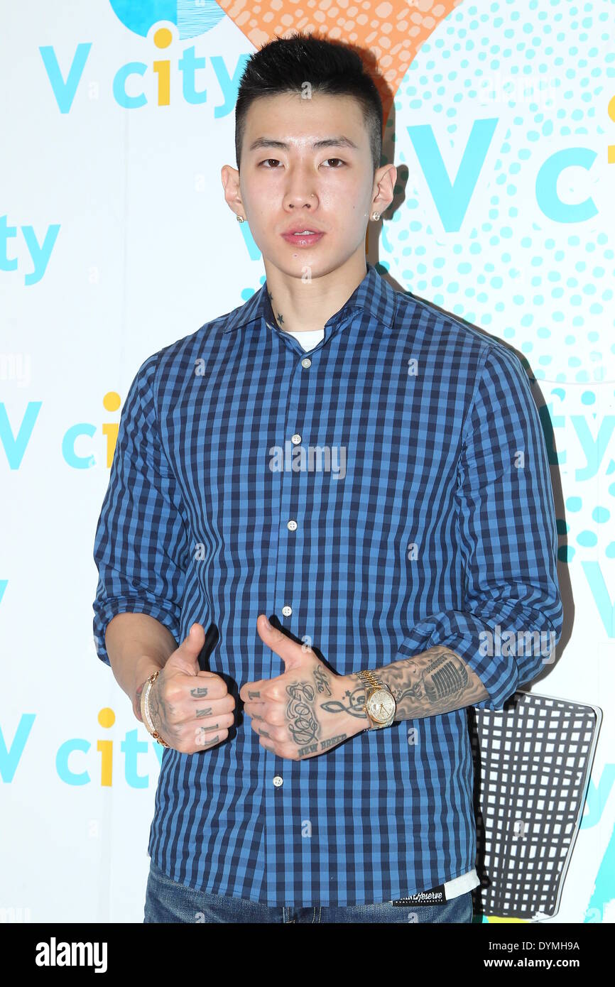 Hong Kong, China. 19th Apr, 2014. South Korean Singer Jay Park meets ...