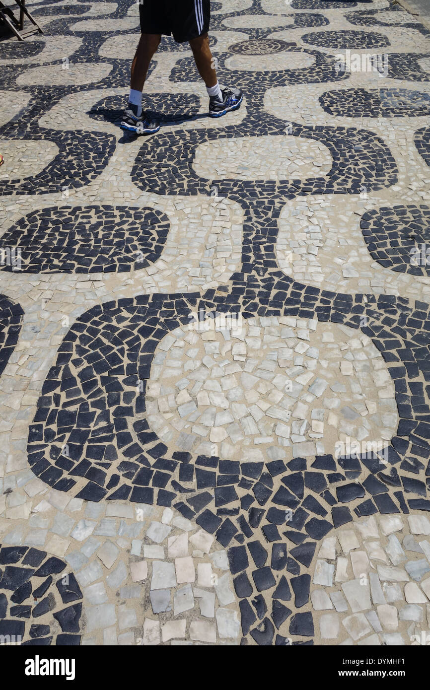 Brazilian ipanema pavement hi-res stock photography and images - Alamy