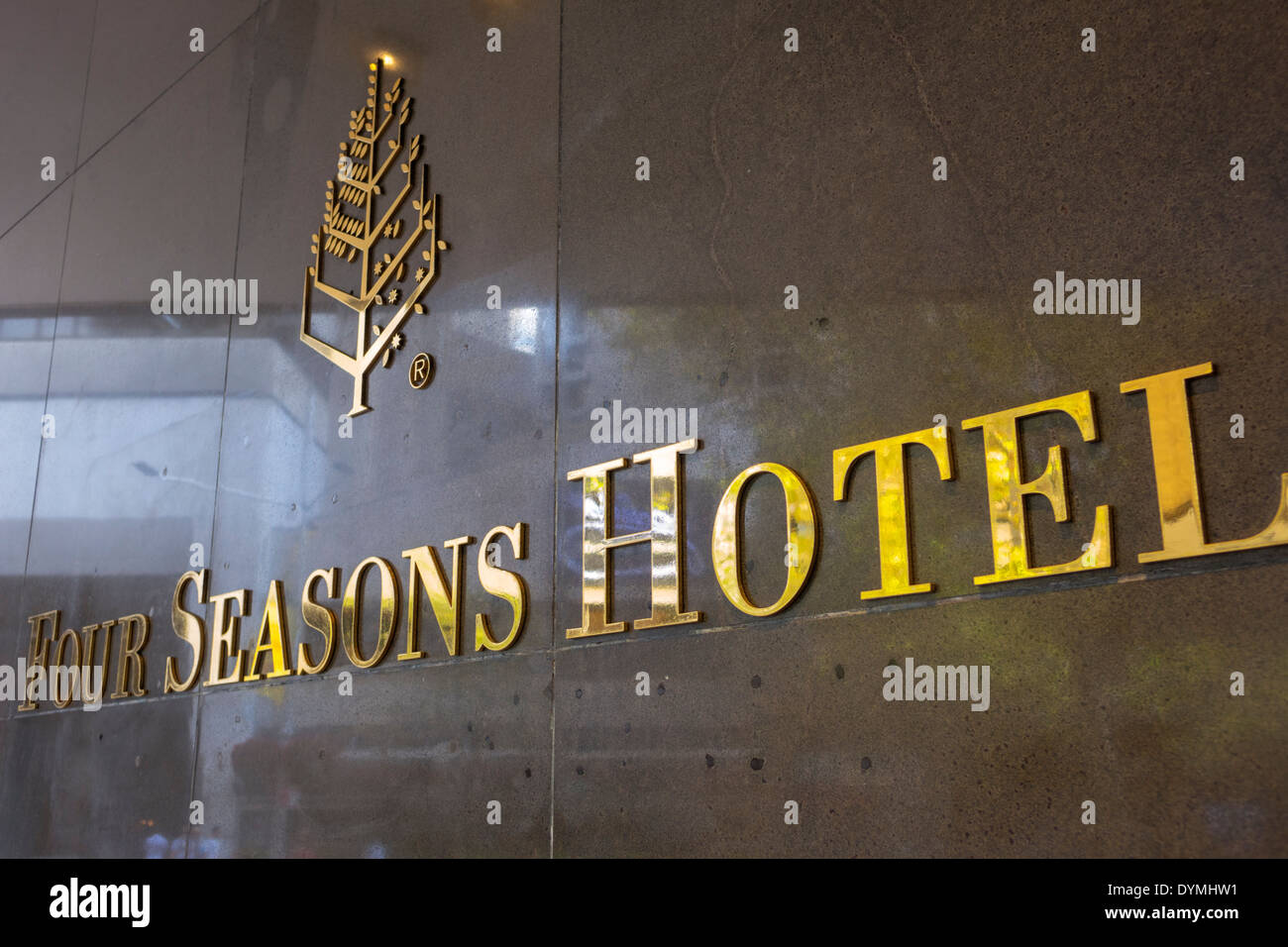 Four seasons hotels sign hi-res stock photography and images - Alamy