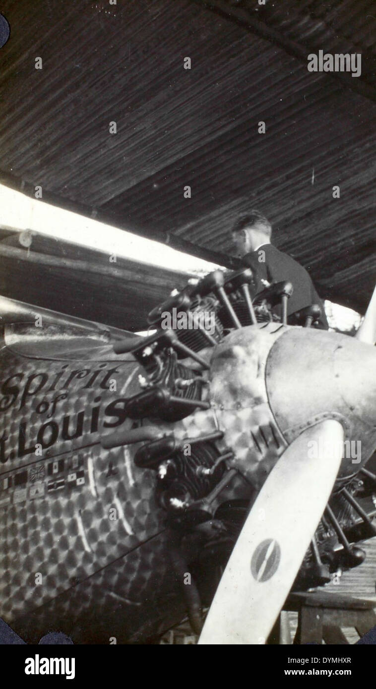 Charles Lindbergh's groundbreaking flight in the Spirit of St. Louis is ...