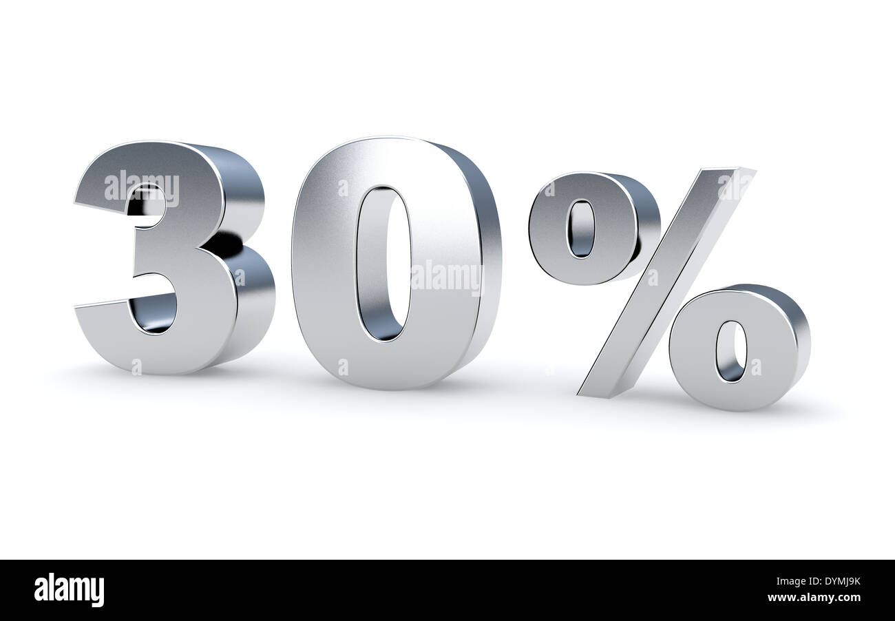 Discount percent off. 3D illustration Stock Photo - Alamy