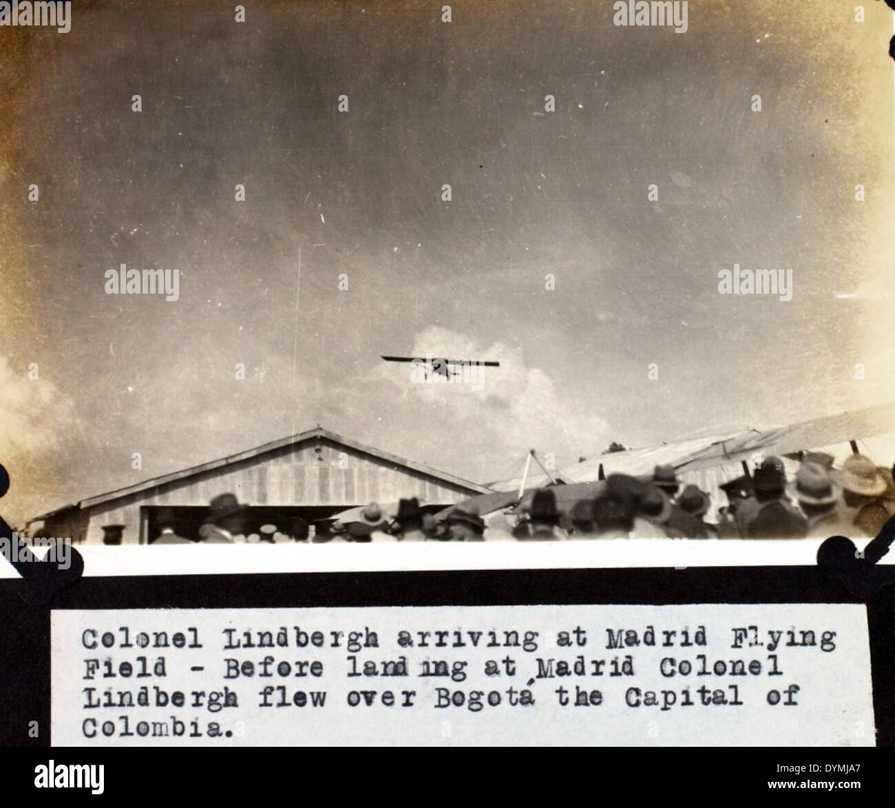 This image documents Charles Lindbergh's groundbreaking flight to ...