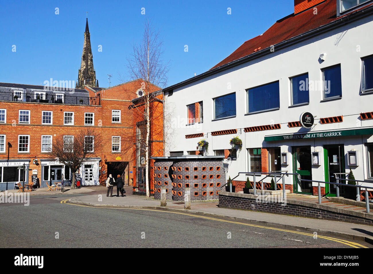 The Garrick Theatre along Castle Dyke, Lichfield, Staffordshire ...