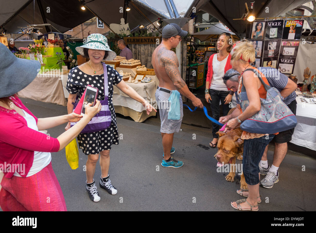 Sydney Australia,New South Wales,The Rocks Market,shopping shopper ...