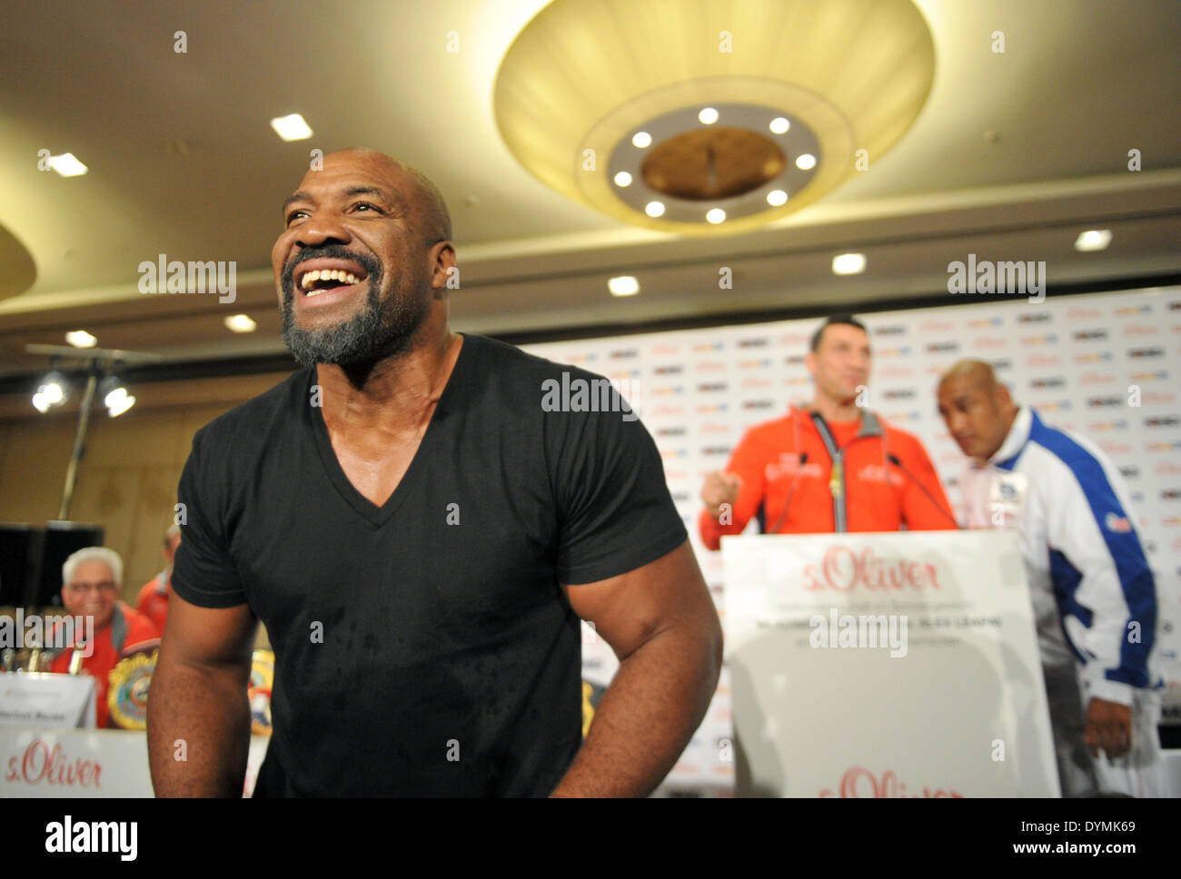 Duesseldorf, Germany. 22nd Apr, 2014. US American heavyweight boxer ...