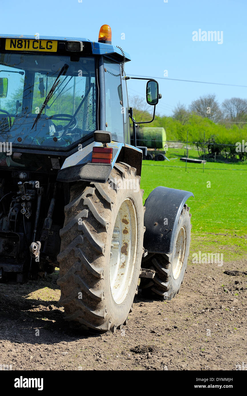 Ford 7840 PowerStar 40 Series farm tractor England UK Stock Photo - Alamy