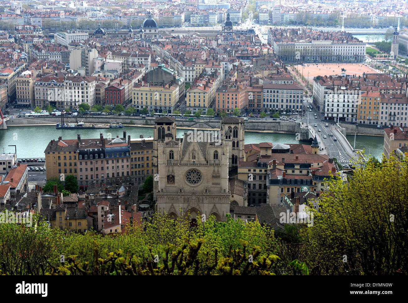 The city of Lyon, France Stock Photo - Alamy