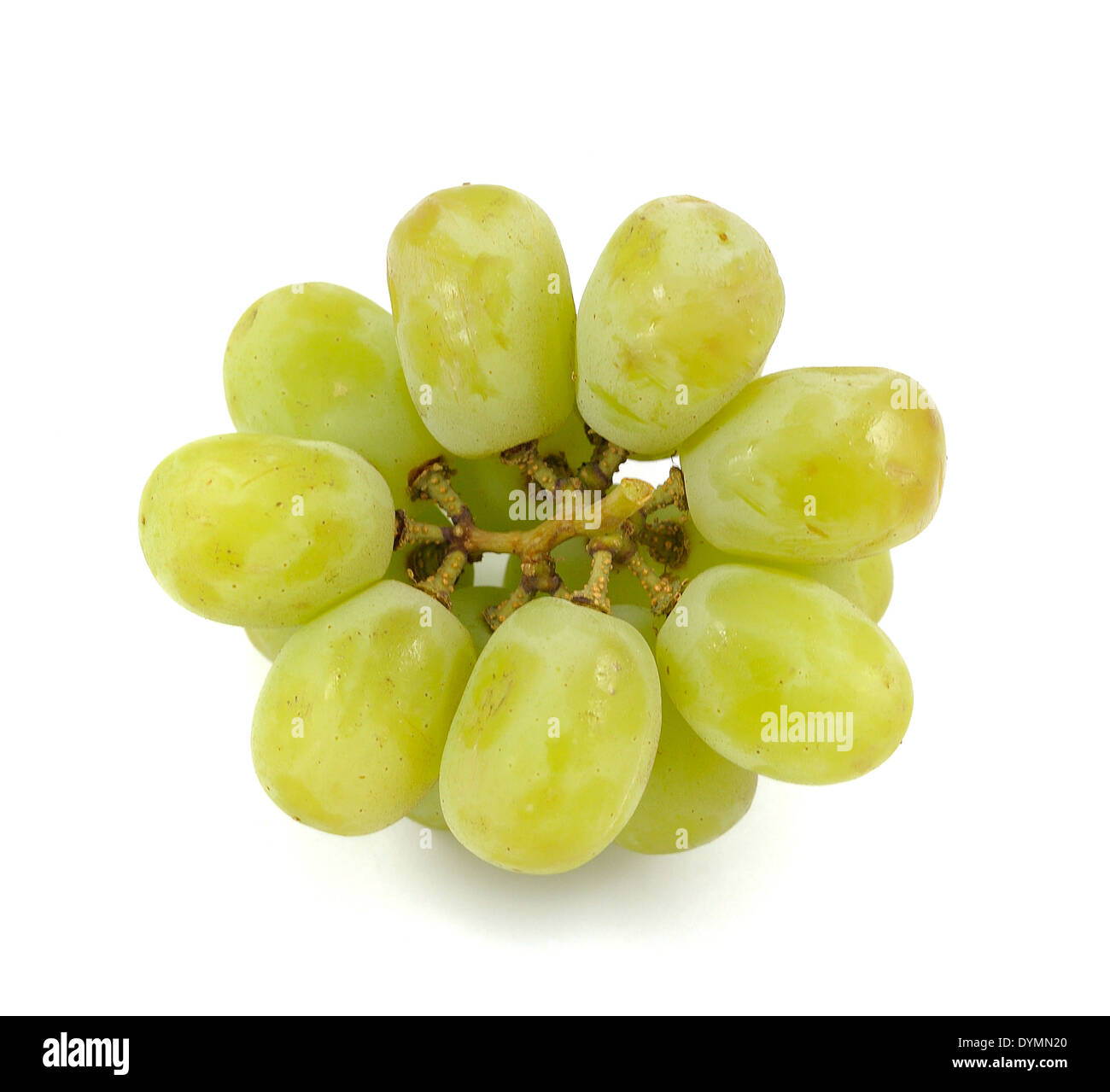 A small bunch of green grapes Stock Photo - Alamy