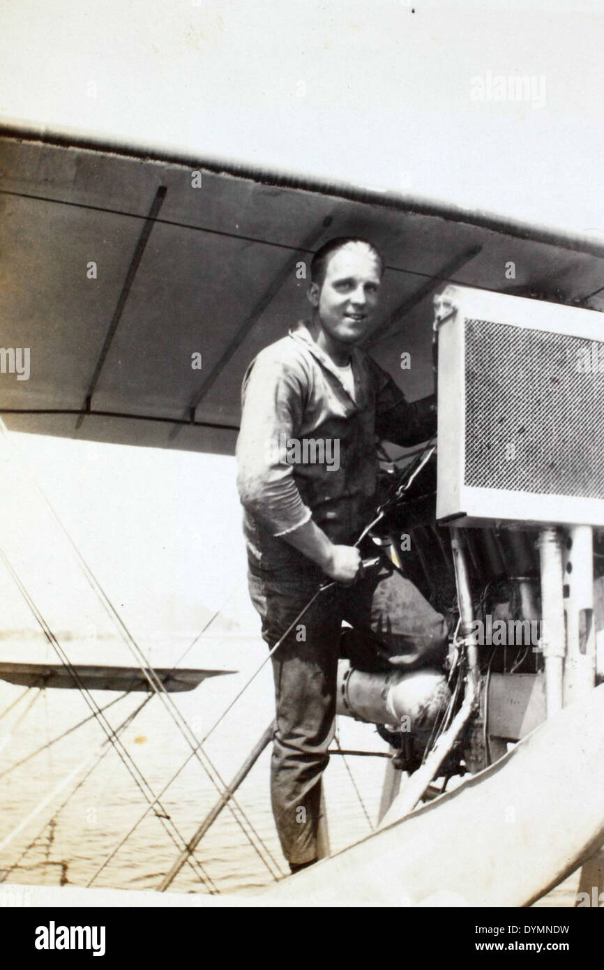 This image shows a Curtiss F5L aircraft, identified as AL 1A Peterson ...