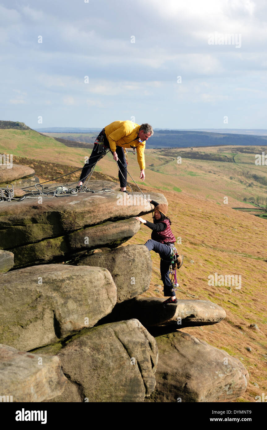 Stanage edge spring hi-res stock photography and images - Alamy