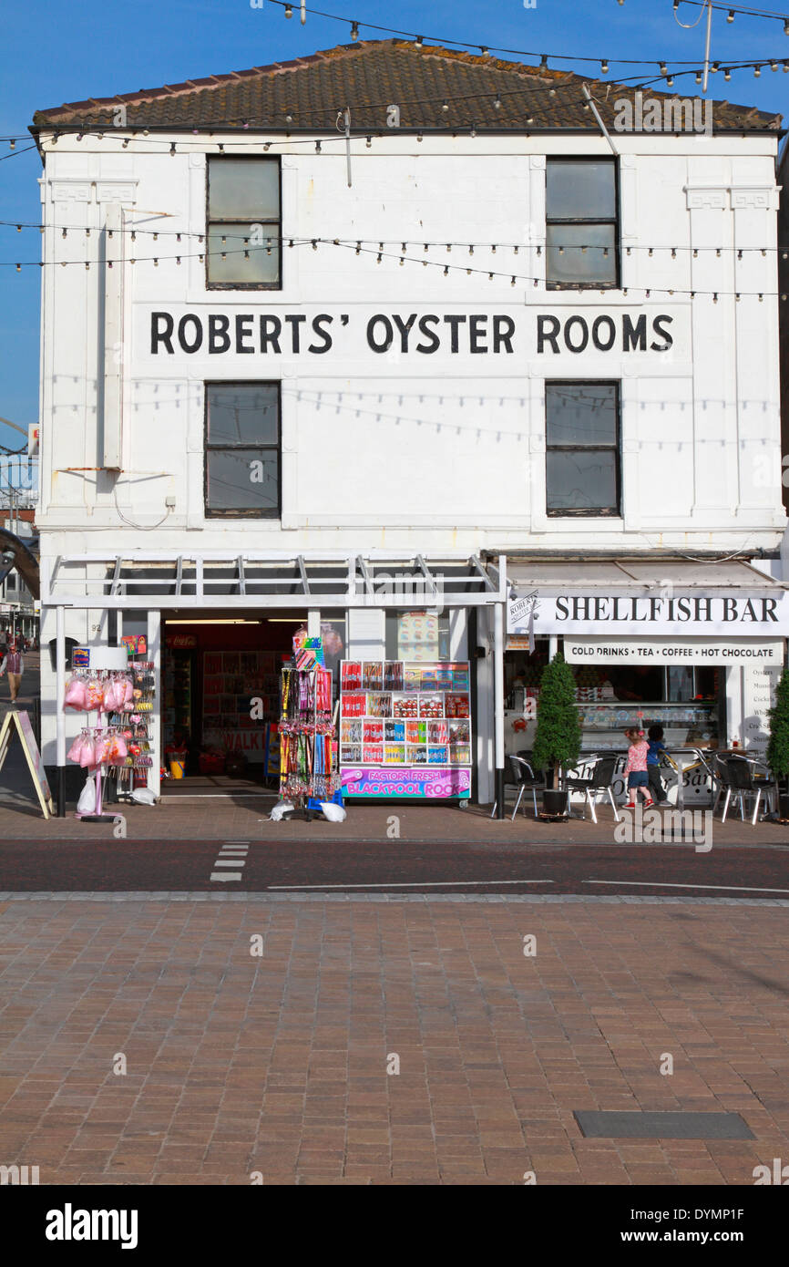 Roberts' Oyster Rooms, Blackpool, Lancashire, England, UK Stock Photo ...