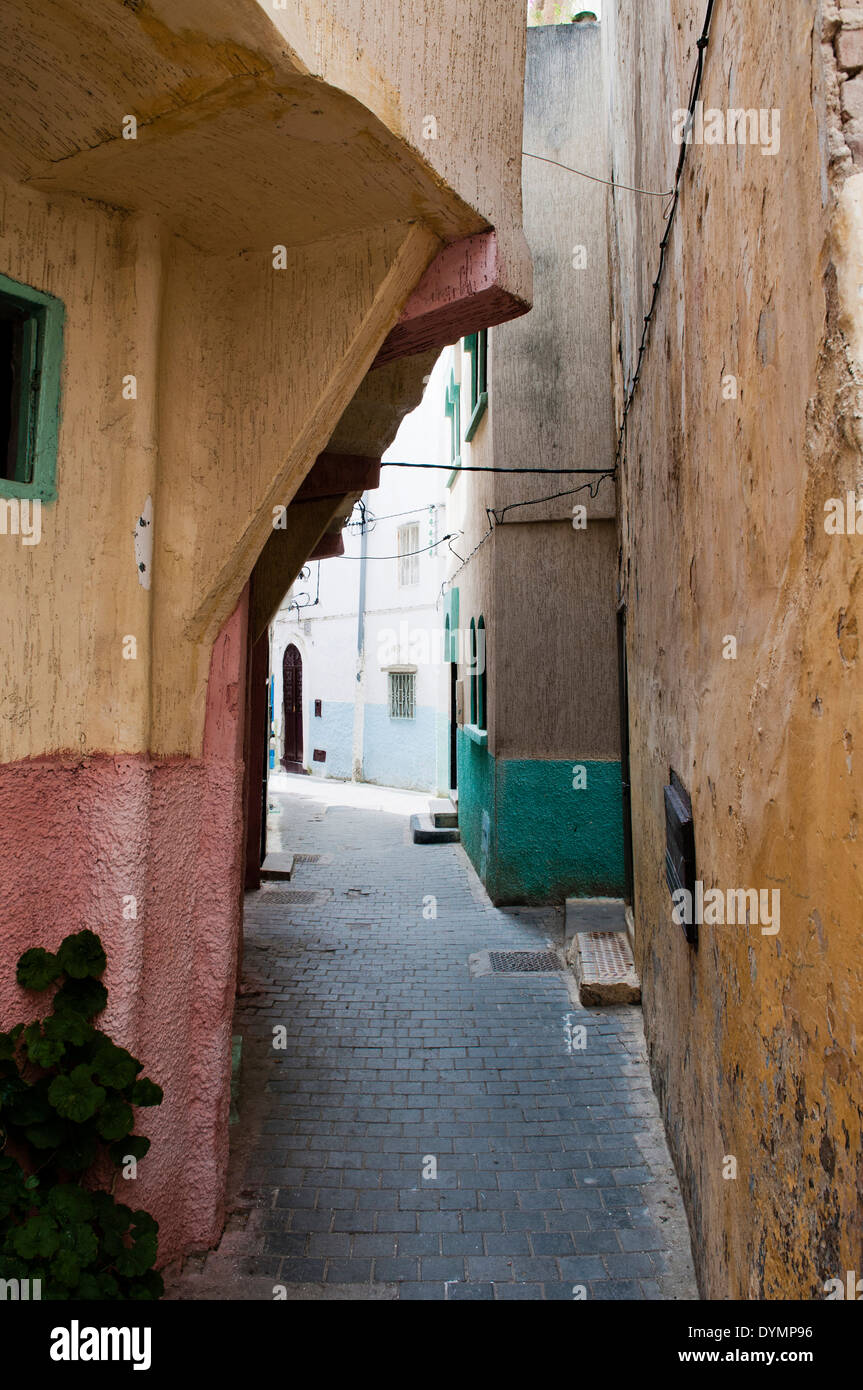 Street in the Kasbah, Tangier, Morocco, North Africa Stock Photo - Alamy