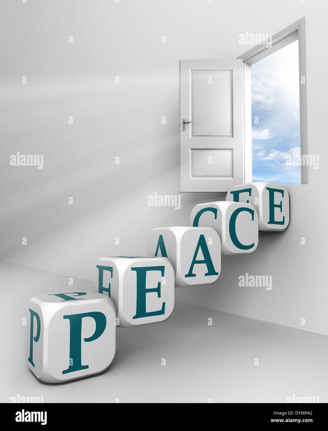 Peace word cloud concept abstract hi-res stock photography and images ...