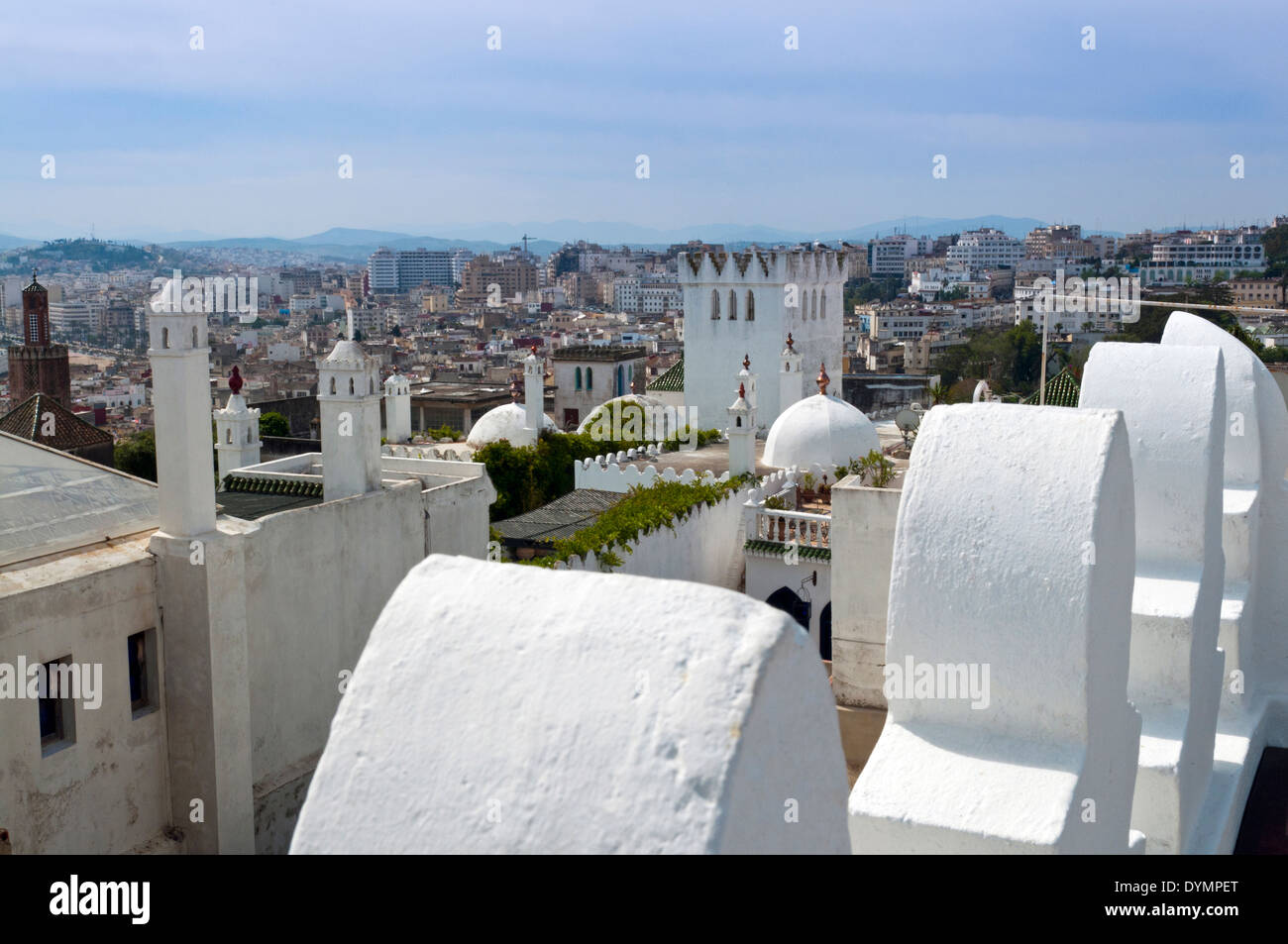 View of Tangier from the Medina, Tangier, Morocco, North Africa Stock ...