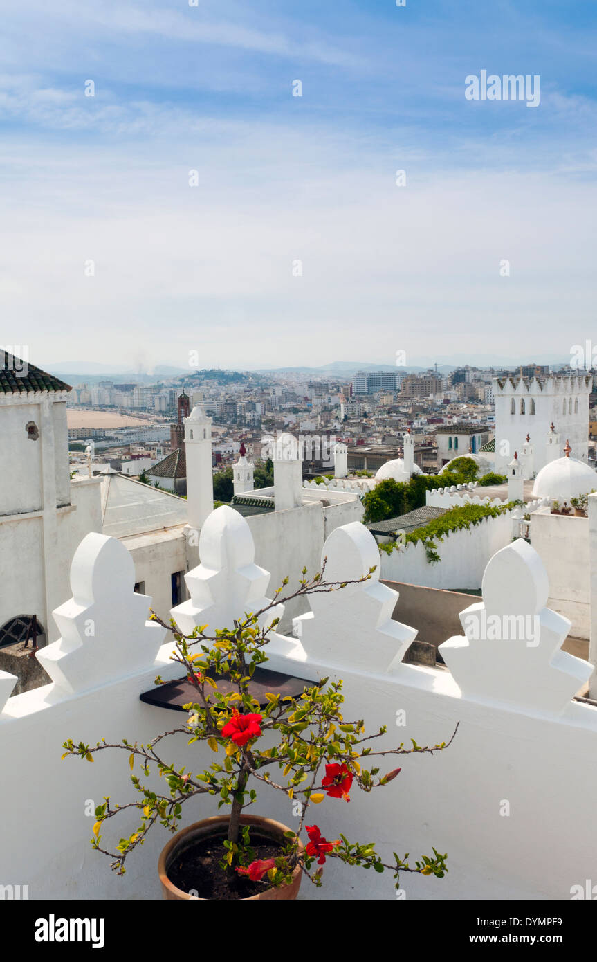 View of Tangier from the Medina, Tangier, Morocco, North Africa Stock ...