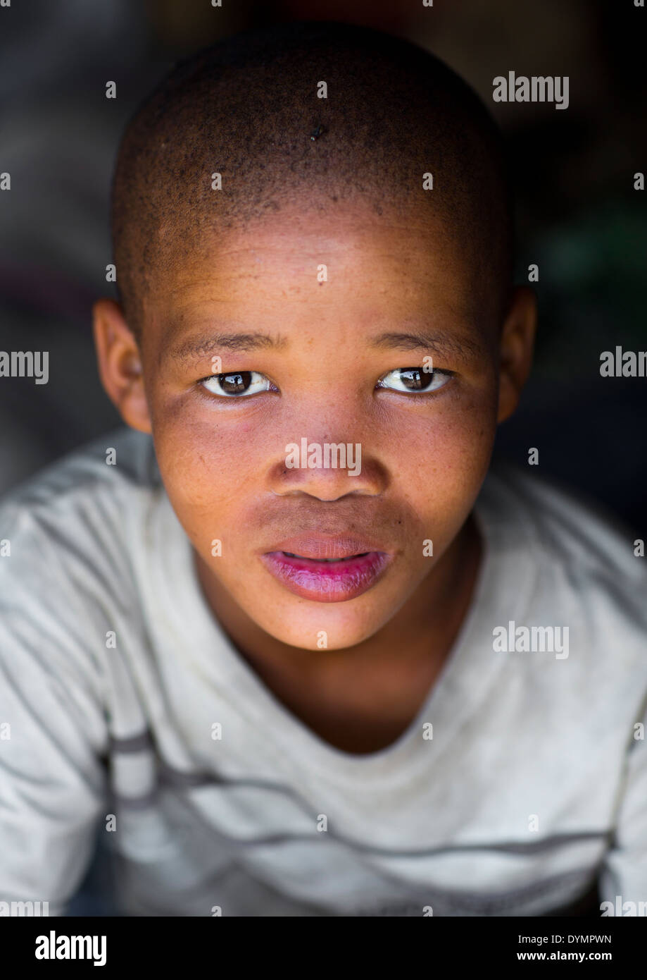 Bushman Child Boy, Tsumkwe, Namibia Stock Photo - Alamy