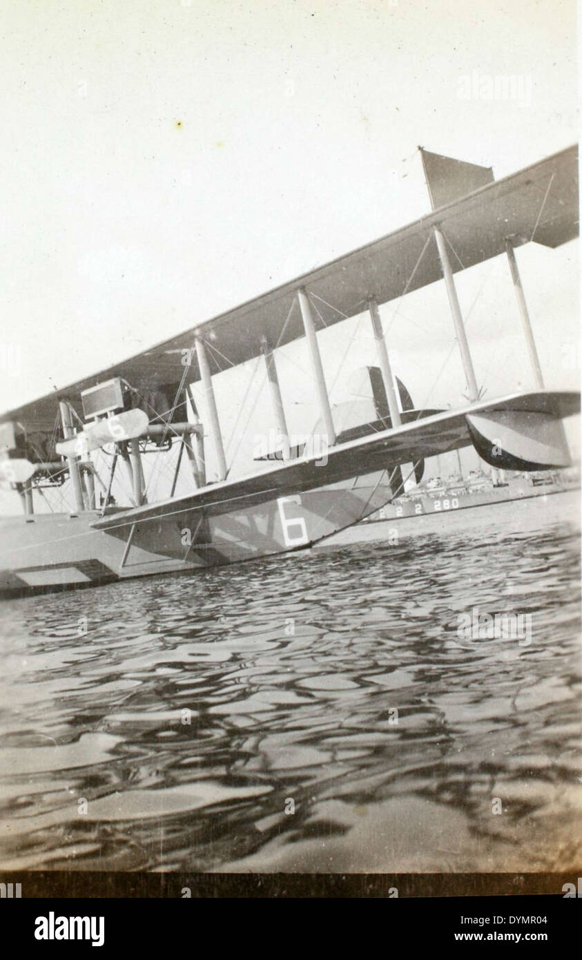 The Curtiss F5L, piloted by BJ Peterson, was photographed in San Diego ...