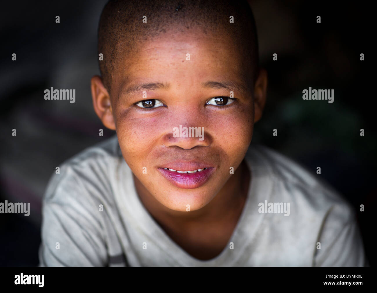 Bushman Child Boy, Tsumkwe, Namibia Stock Photo - Alamy