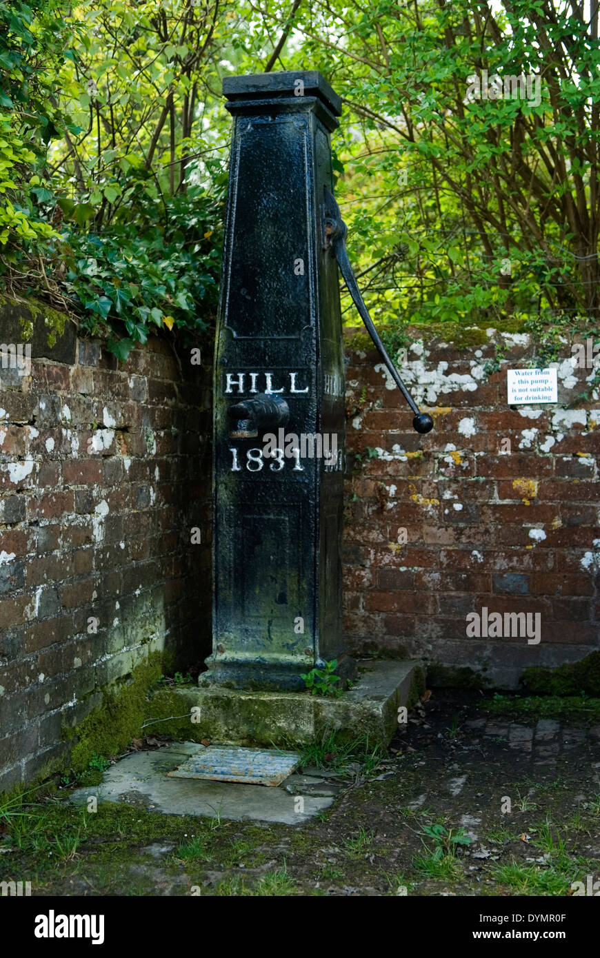 Hartfield East Sussex UK. The old village water pump. HOMER SYKES Stock ...