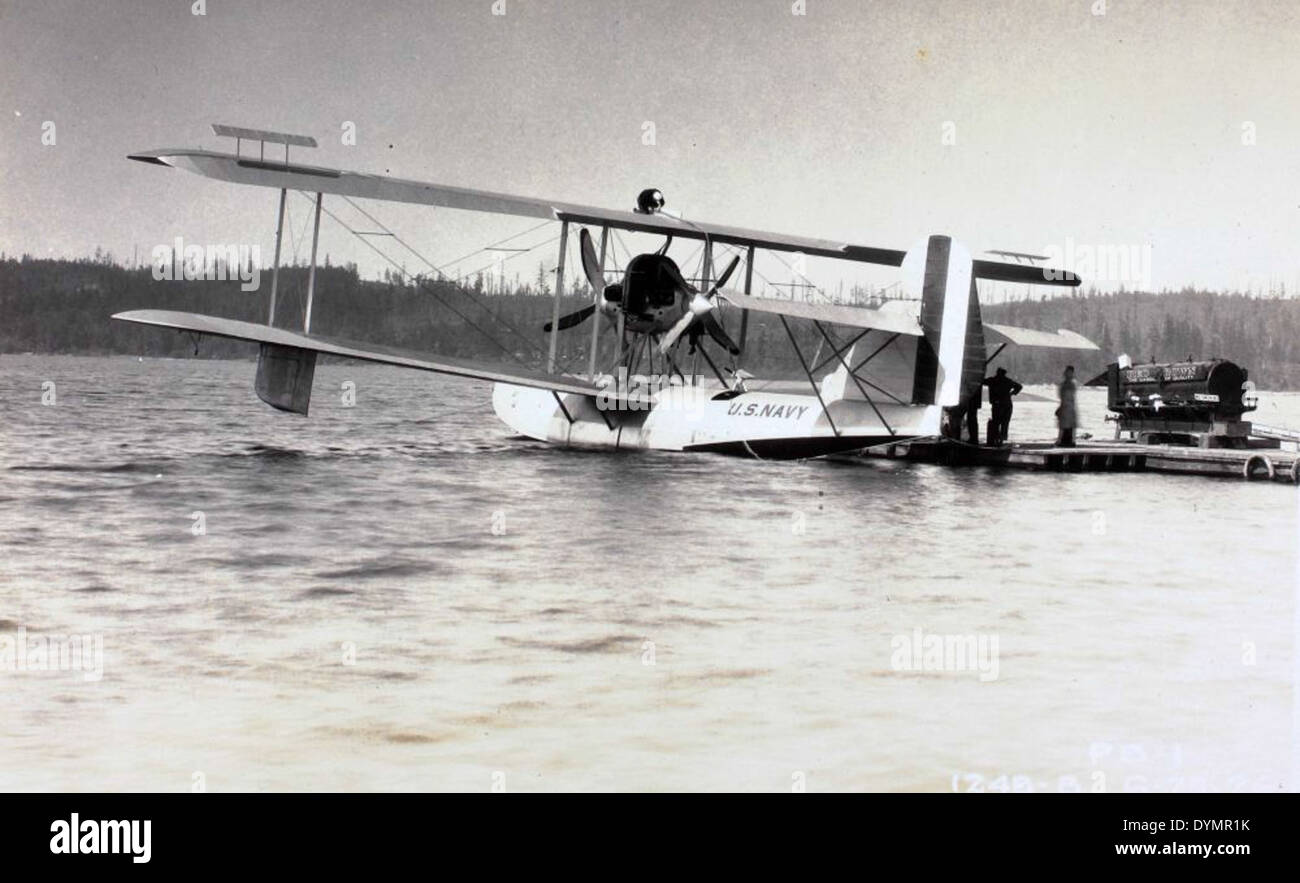This image features the Curtiss F5L, an amphibious aircraft used during ...