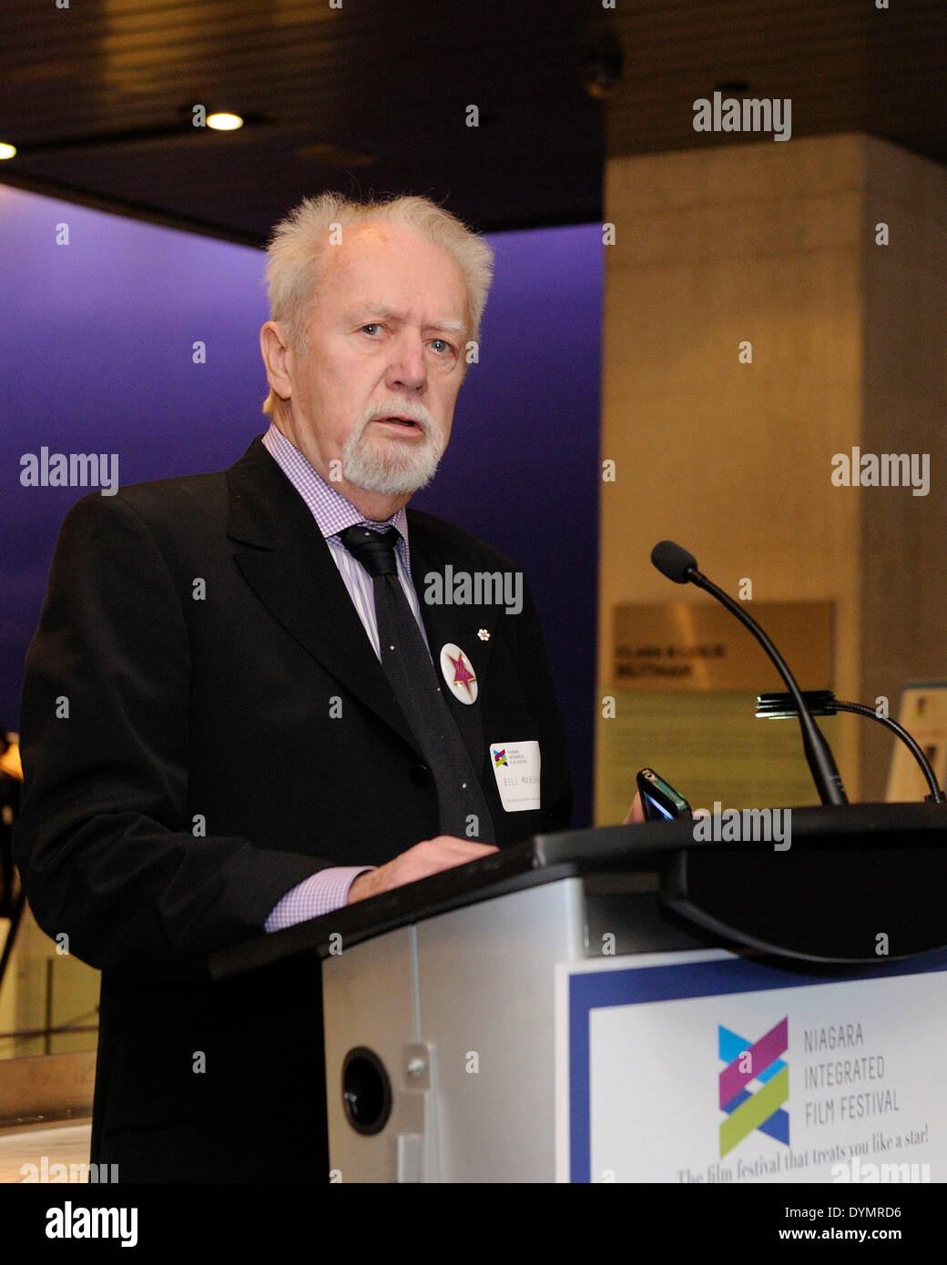 Toronto, Canada. 22nd April 2014. Bill Marshall, founder of TIFF ...