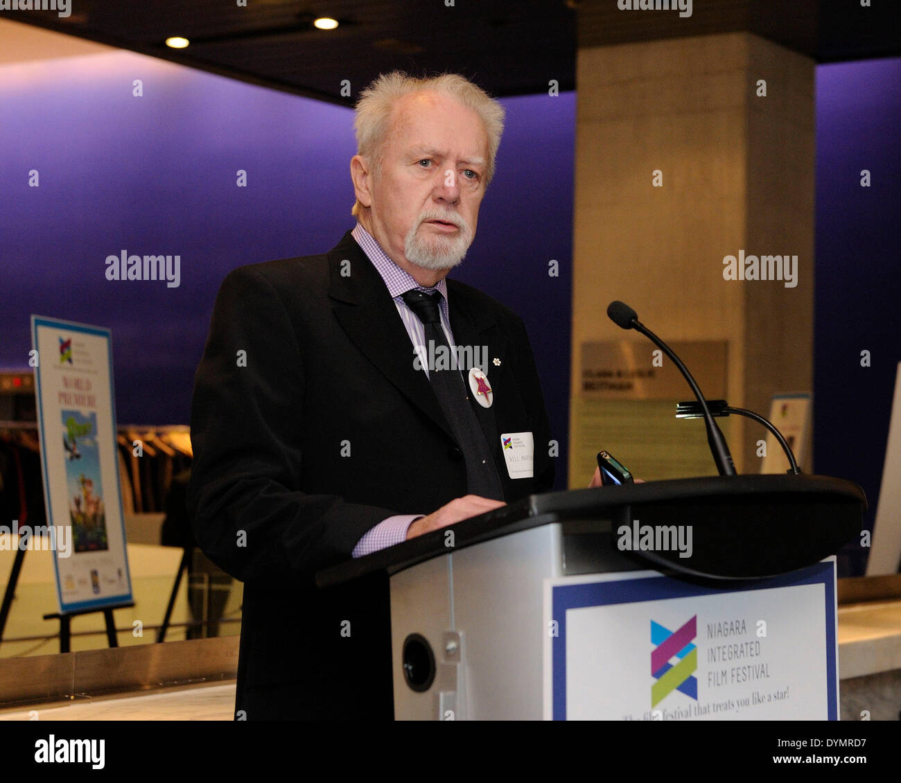 Toronto, Canada. 22nd April 2014. Bill Marshall, founder of TIFF ...