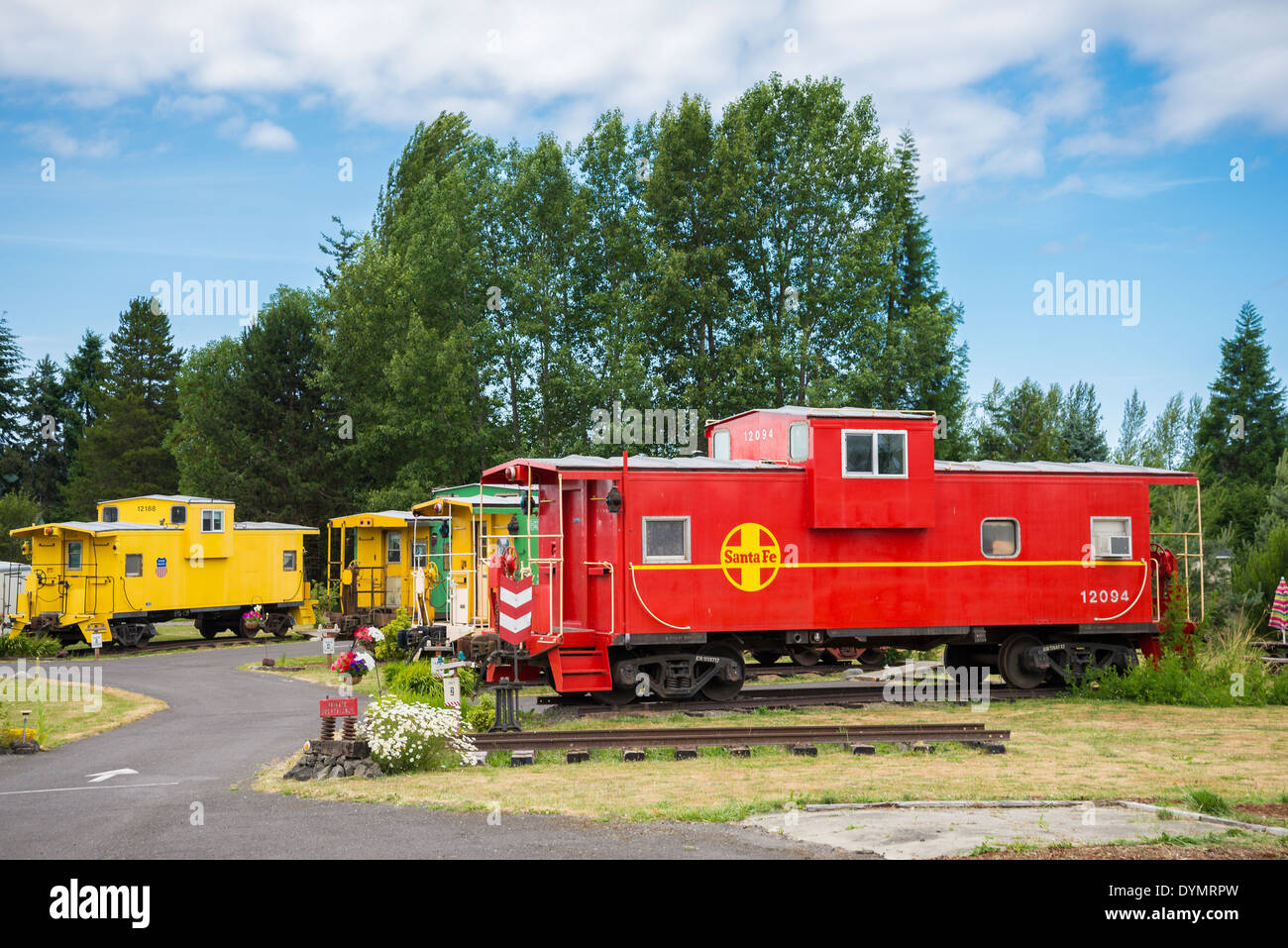 Railway caboose hi-res stock photography and images - Alamy