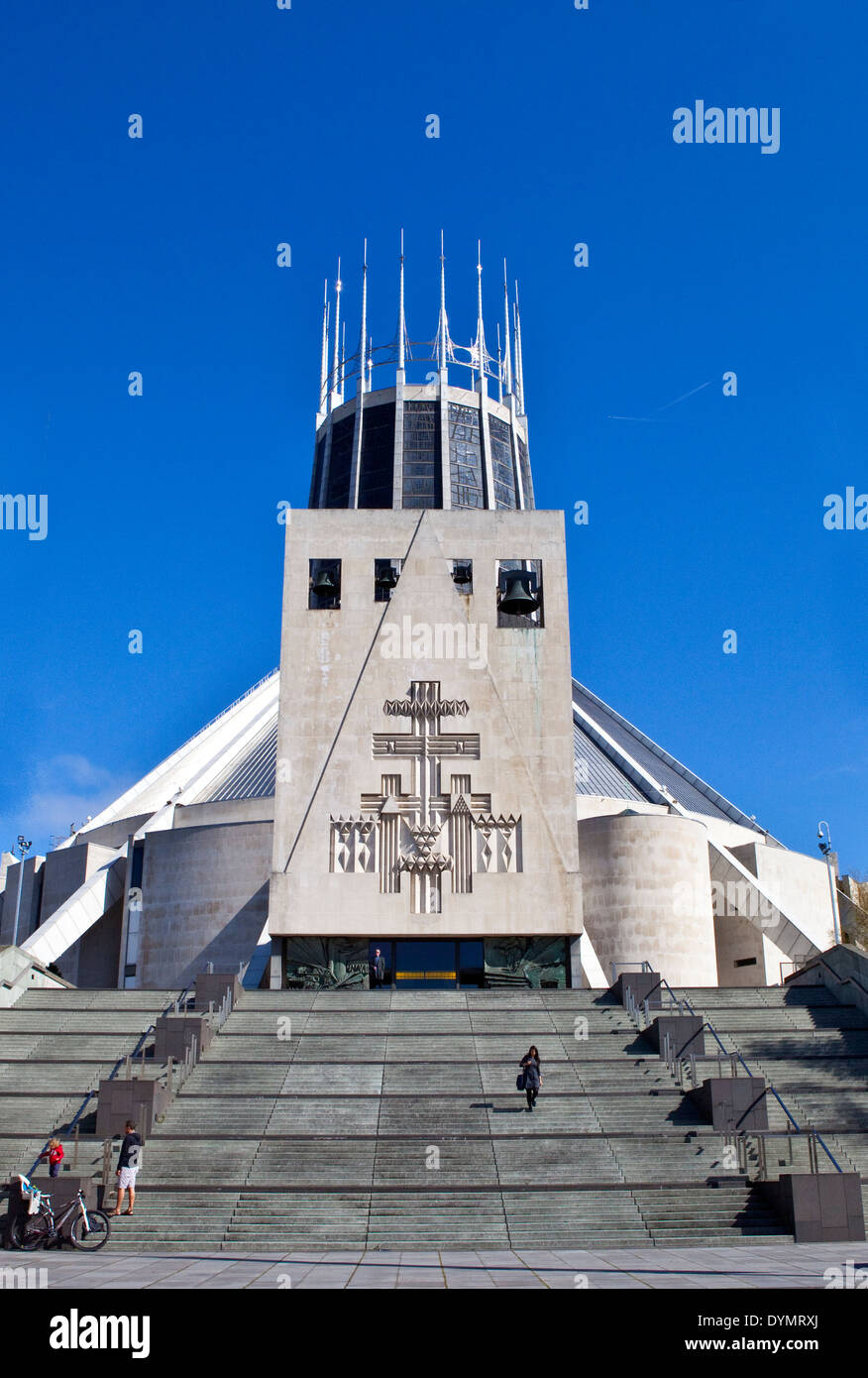 The modern exterior of Liverpool Metropolitan Cathedral Stock Photo - Alamy