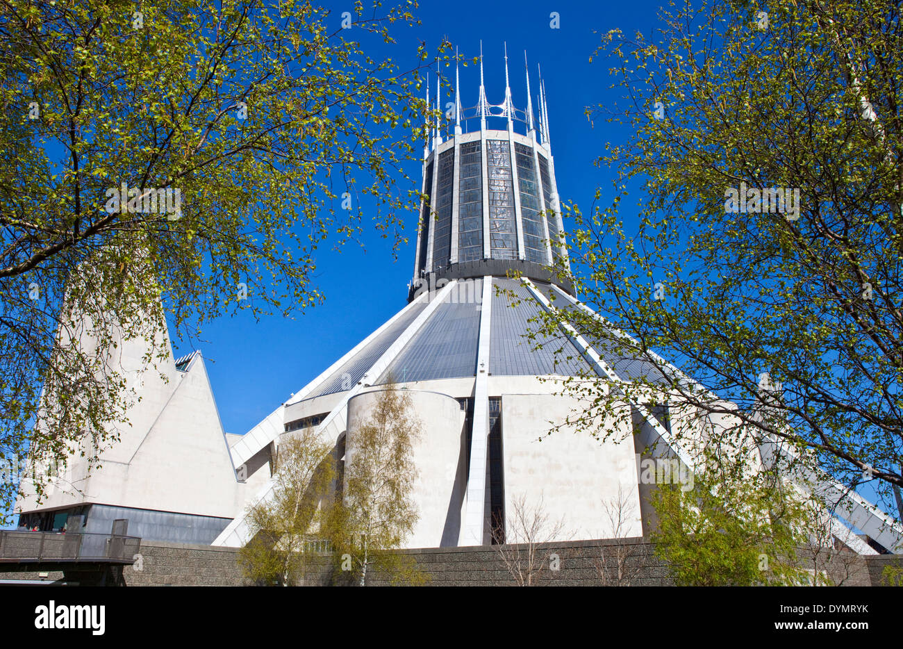 The modern exterior of Liverpool Metropolitan Cathedral Stock Photo - Alamy